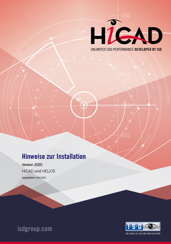 Installation & Lizenzierung | HiCAD und HELiOS
